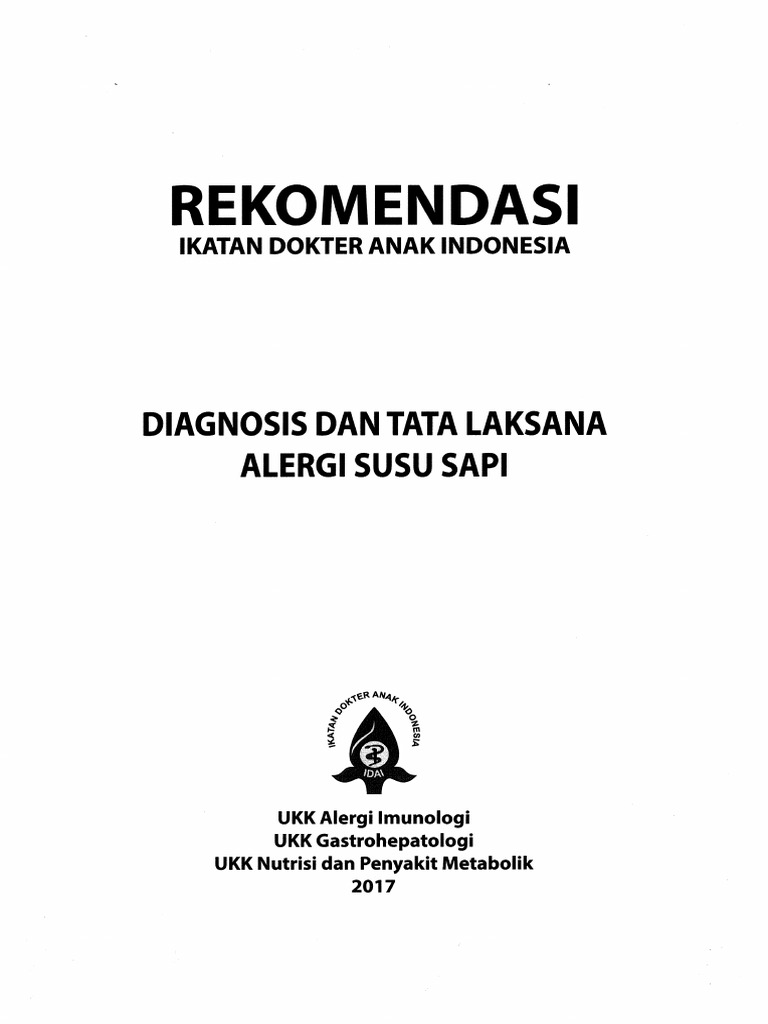 Alergi Susu Sapi Idai | PDF