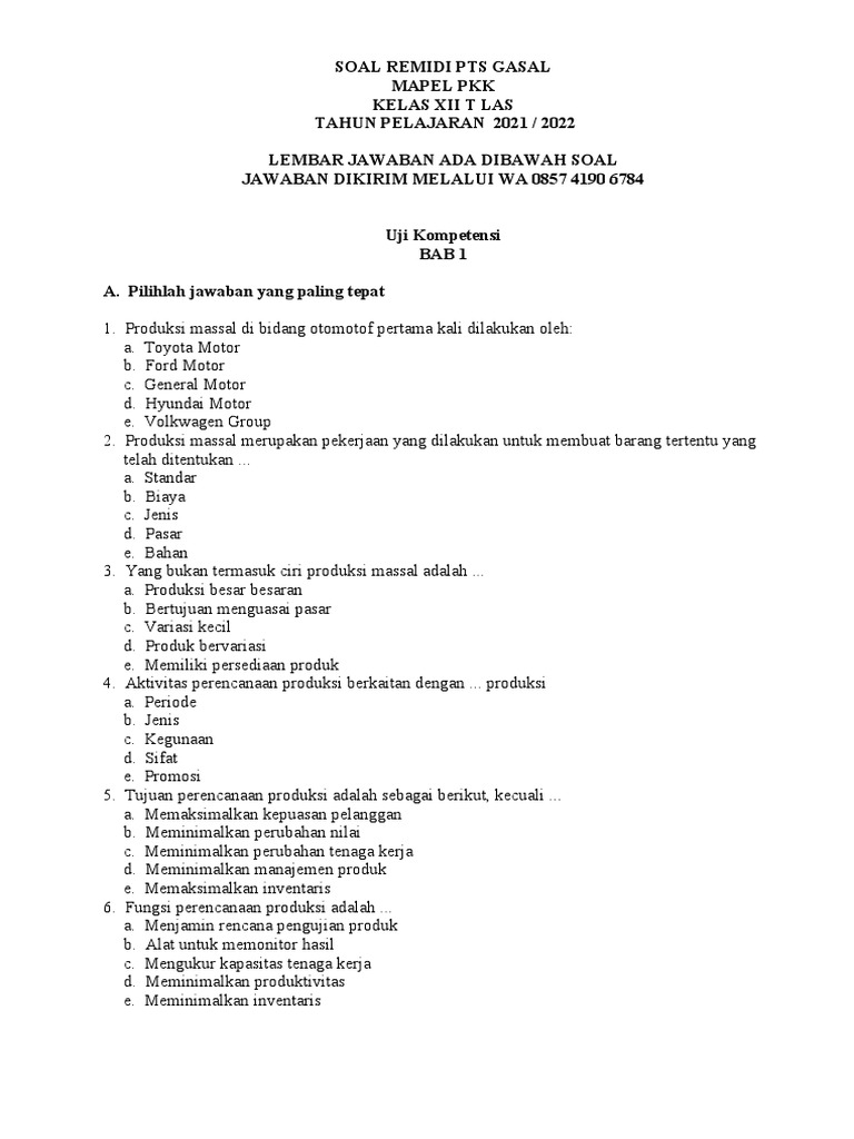 Remidi Bima Febrian Saputra | PDF