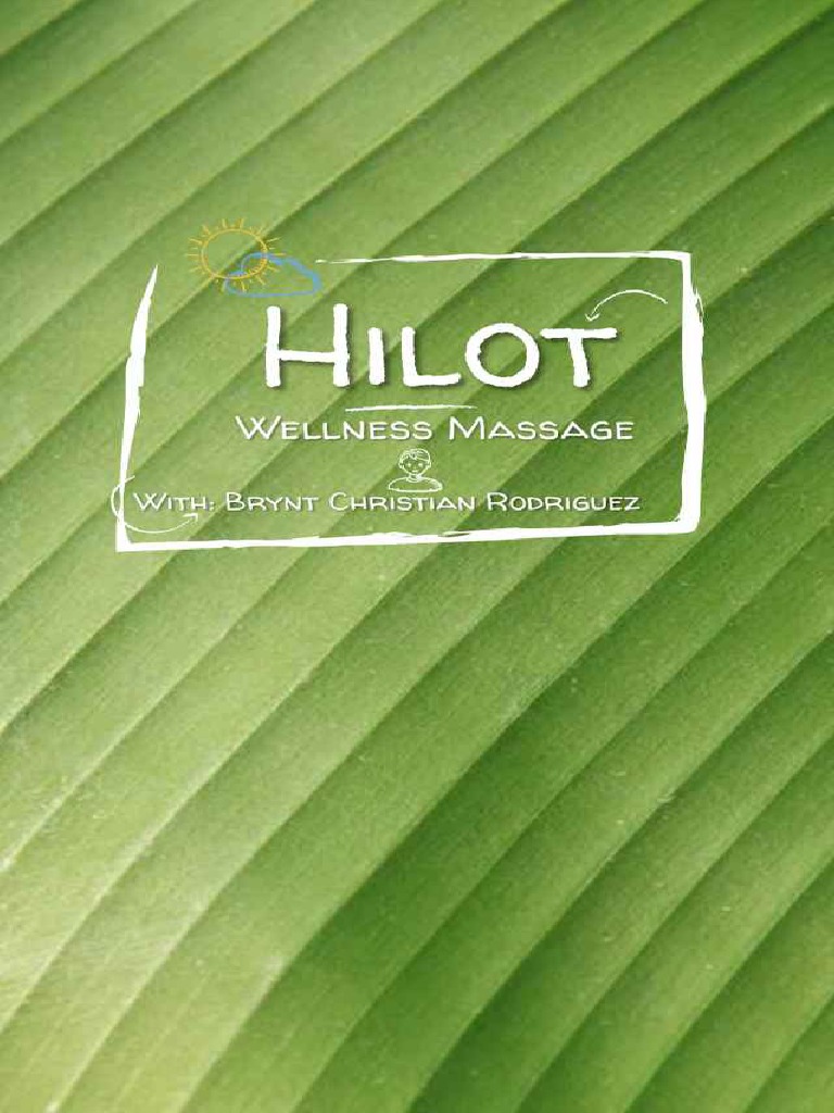 Hilot Wellness Massage Booklet | PDF