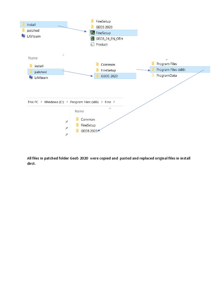 Geo5 2020 File Replacement Guide | PDF