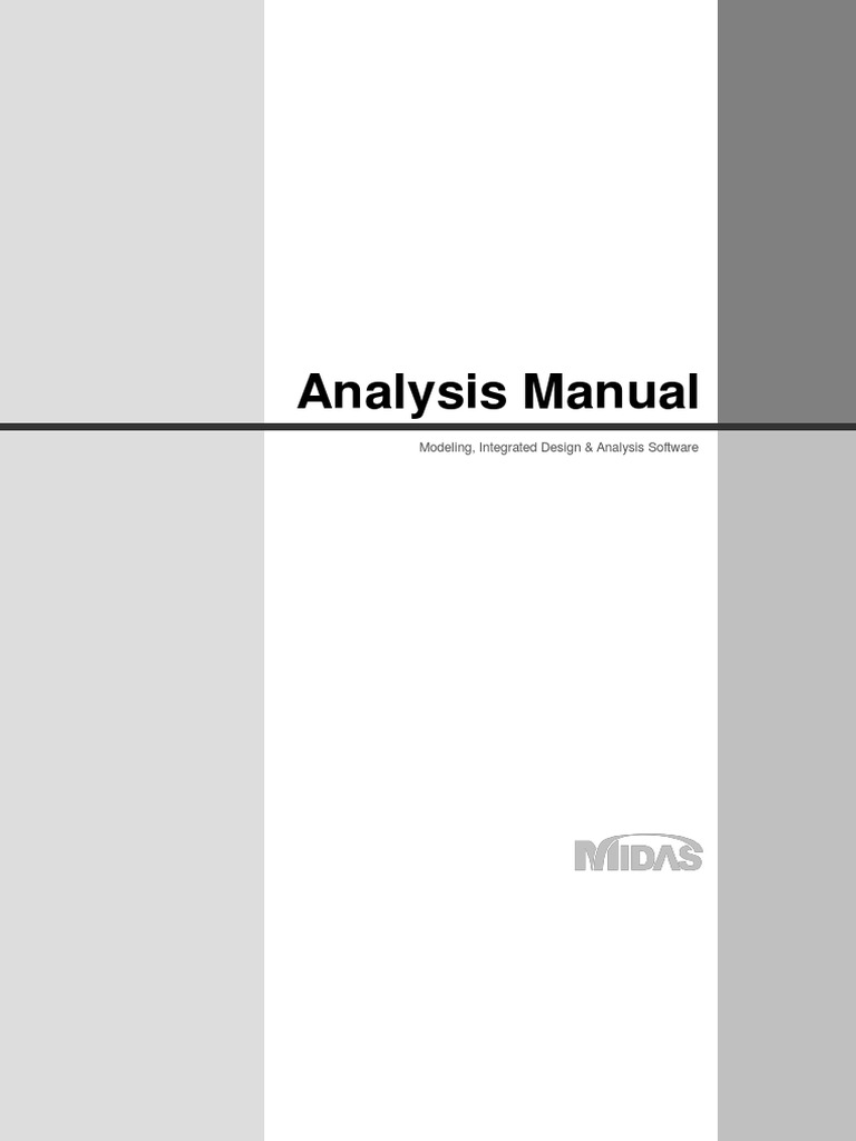 Midas NFX Analysis Manual | PDF | Euclidean Vector | Tensor