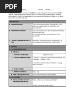 A LESSON PLAN in SCIENCE 6 Vertebrates and Invertebrates | PDF ...