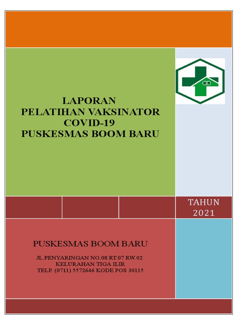 Pelatihan Vaksinator Puskesmas Boom Baru | PDF