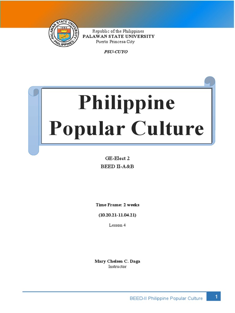 Module 3 Beed | PDF | Comics | Philippines