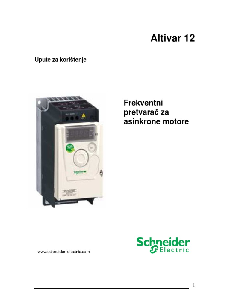 Altivar 12 Manual HR | PDF