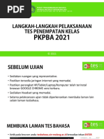 (Updated) Panduan Penggunaan Aplikasi Tes Bahasa PPB UIN Jakarta | PDF