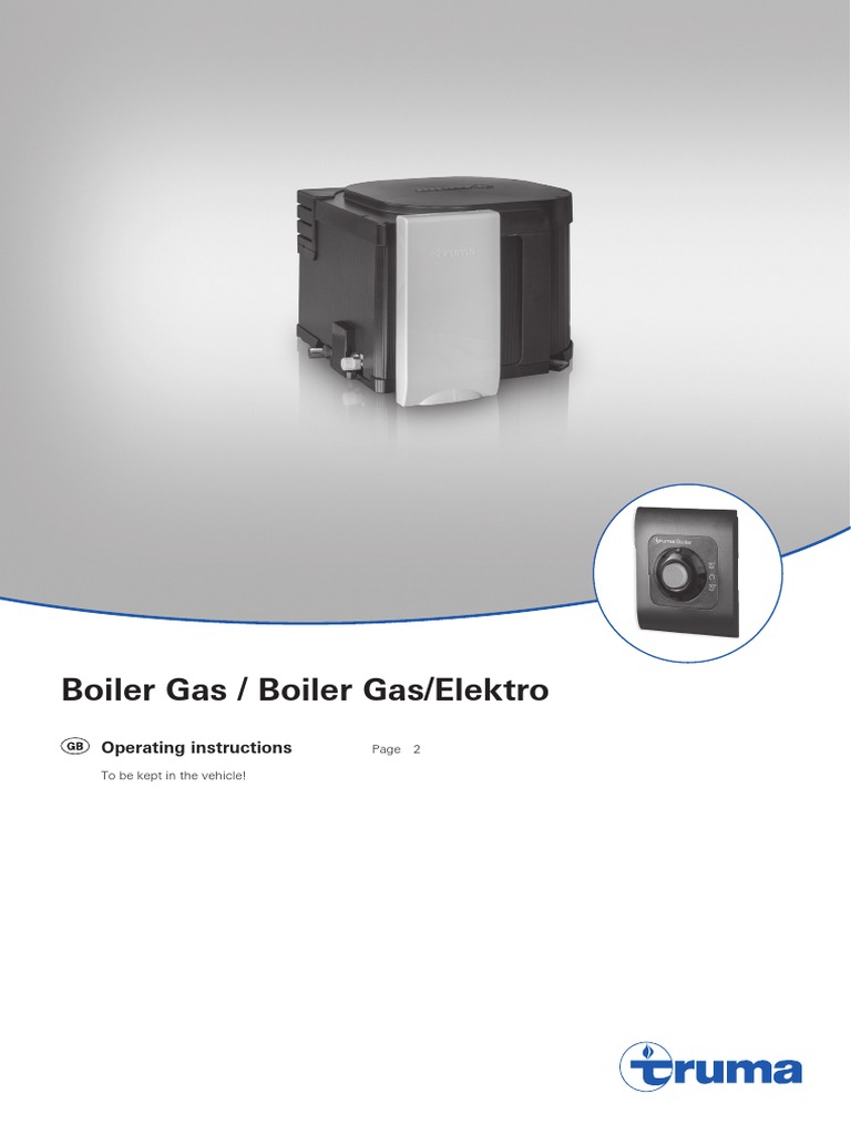 Truma Watersystems Boiler Bg10 Bge10 Operating en | PDF | Water Heating ...