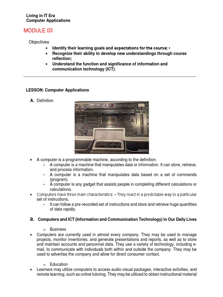 Living in IT Era - How Computers Impact Daily Life | PDF | Popular ...