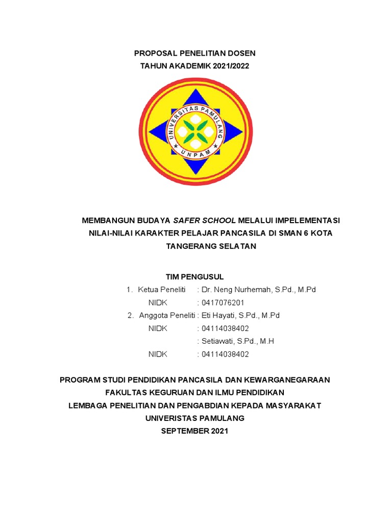 Proposal Penelitian Oke | PDF | Karier & Perkembangan