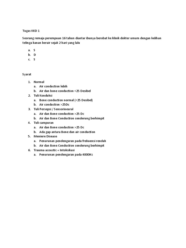 Catatan KKD THT | PDF