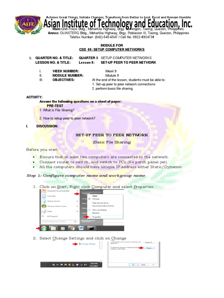 CSS - 05-Week 9 - Module 9 - Basic File Sharing (PEER TO PEER) | PDF ... CSS - 05-Week 9 - Module 9 - Basic File Sharing (PEER TO PEER) | PDF ...