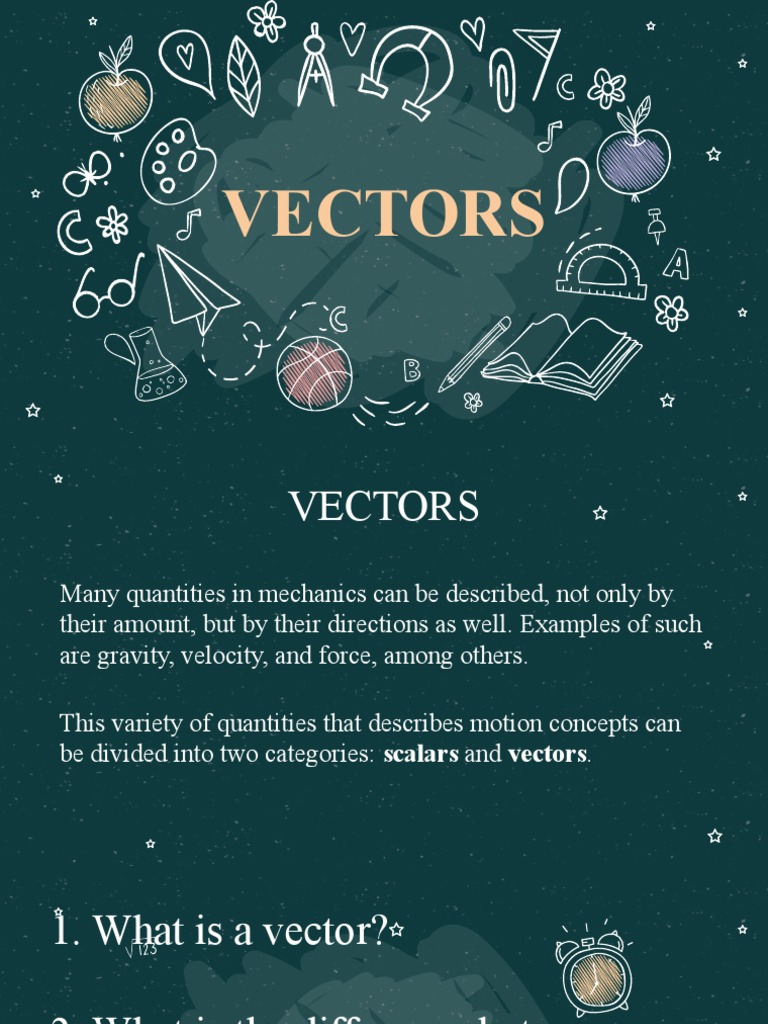 Vectors and Scalars Explained | PDF | Euclidean Vector | Quantity