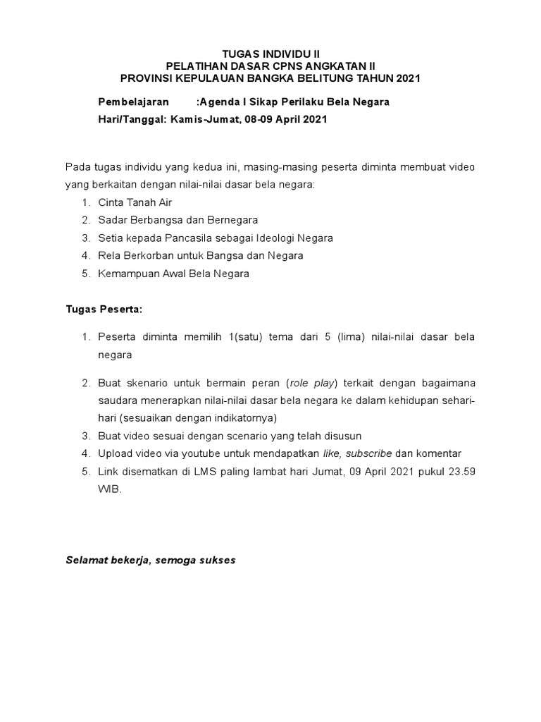 Tugas Presentasi Bela Negara | PDF