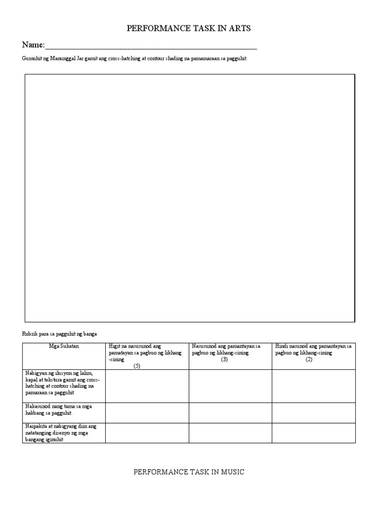 1st Quarter Performance Tasks 5 | PDF 1st Quarter Performance Tasks 5 | PDF
