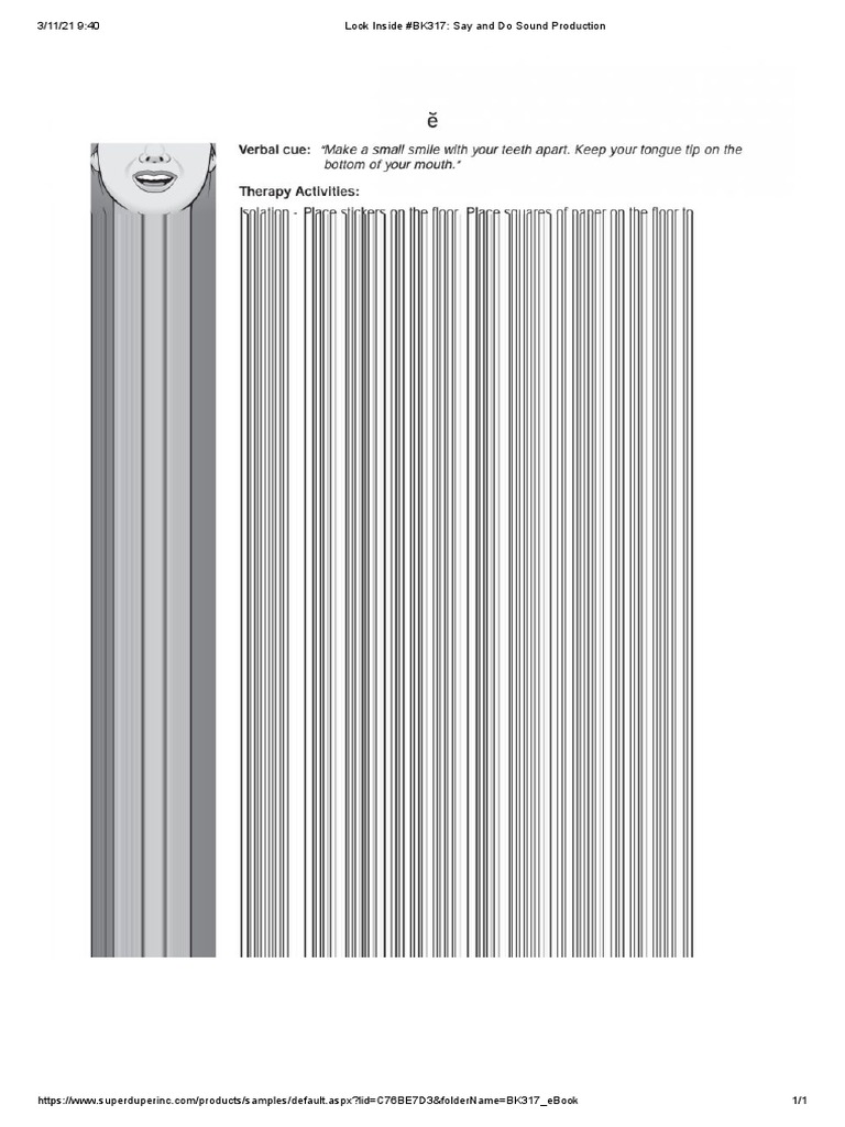 Say and Do Sound Production Guide | PDF | Home & Garden | Art