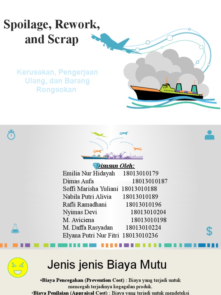 Spoilage, Rework, and Scrap | PDF