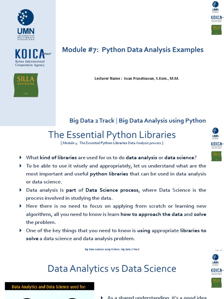 Python Data Analysis Examples in 40 Characters | PDF | Data Analysis ...