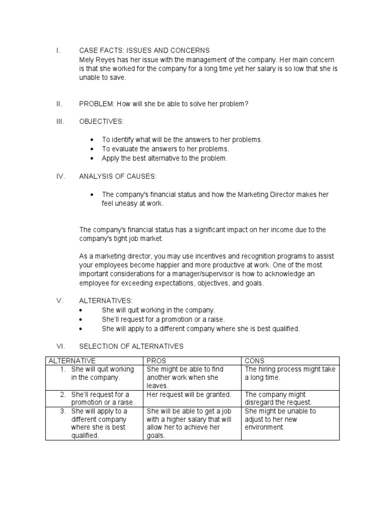 Case Study 1 | PDF | Employment | Salary