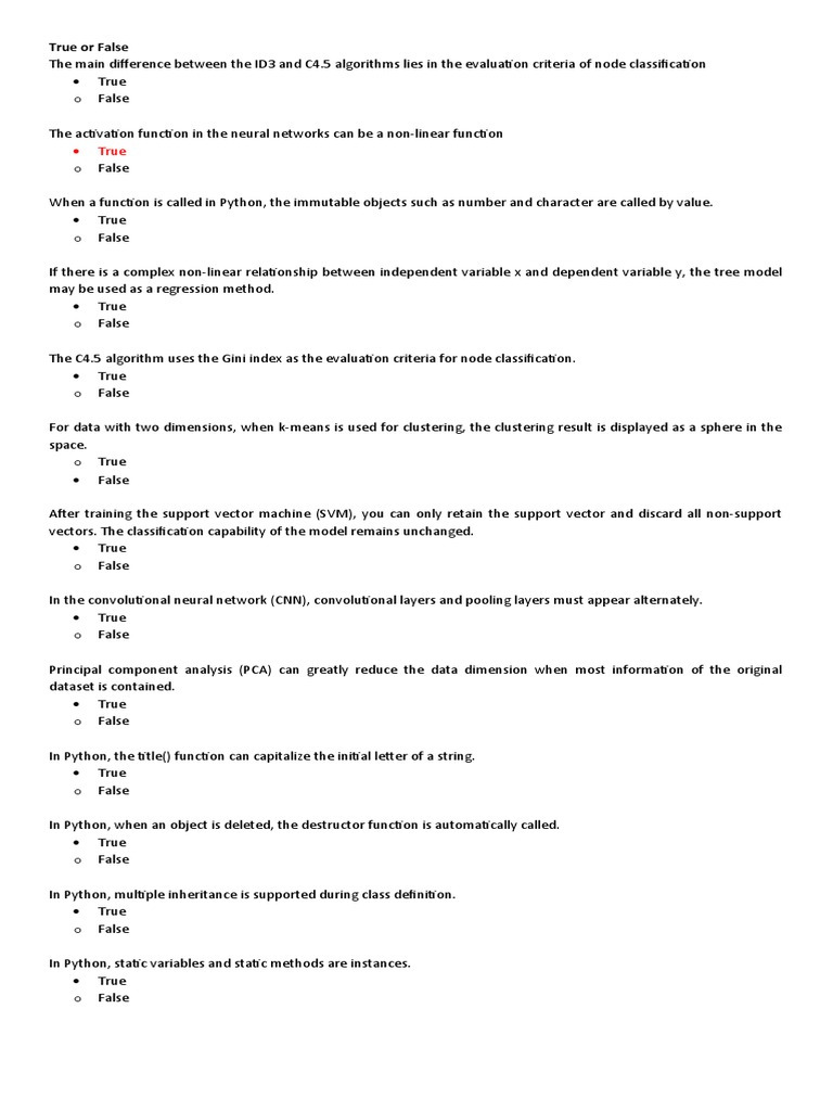 Huawei AI Final Exam Overview | PDF | Artificial Neural Network ...