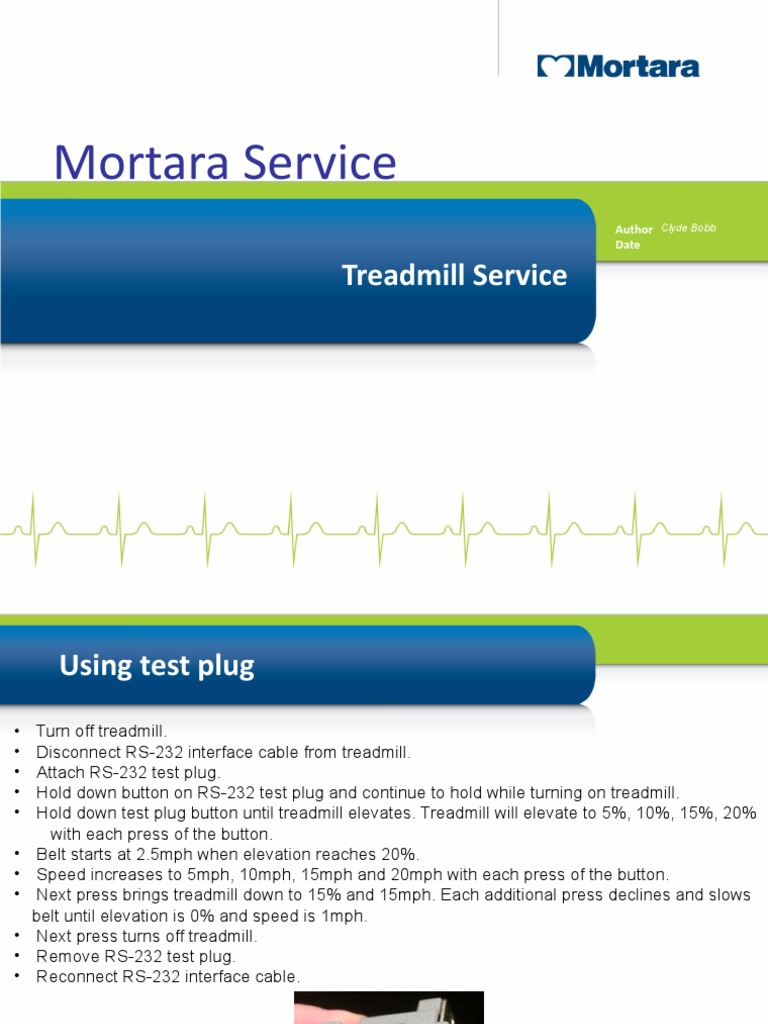 Step-by-Step Guide to Mortara Treadmill Service and Maintenance | PDF ...