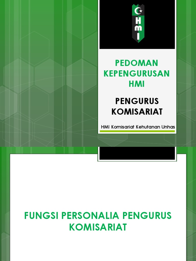 Pedoman Kepengurusan Hmi Pdf