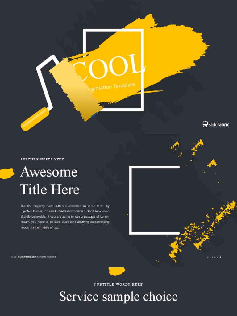 Cool Powerpoint Template | PDF