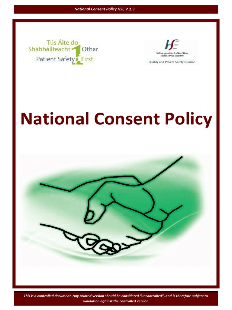 National Consent Policy Hse v1 3 June 2019 | Download Free PDF ...