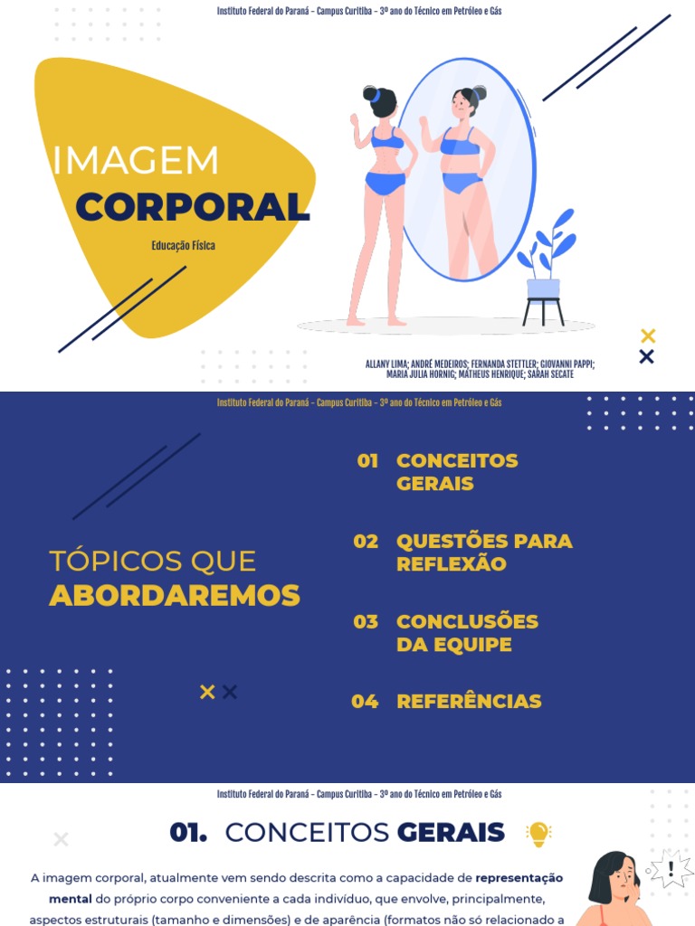 Imagem Corporal | PDF | Ciências comportamentais | Psicologia