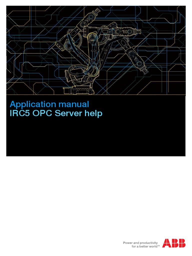 Application Manual: IRC5 OPC Server Help | PDF | Computer Network | Ip Address