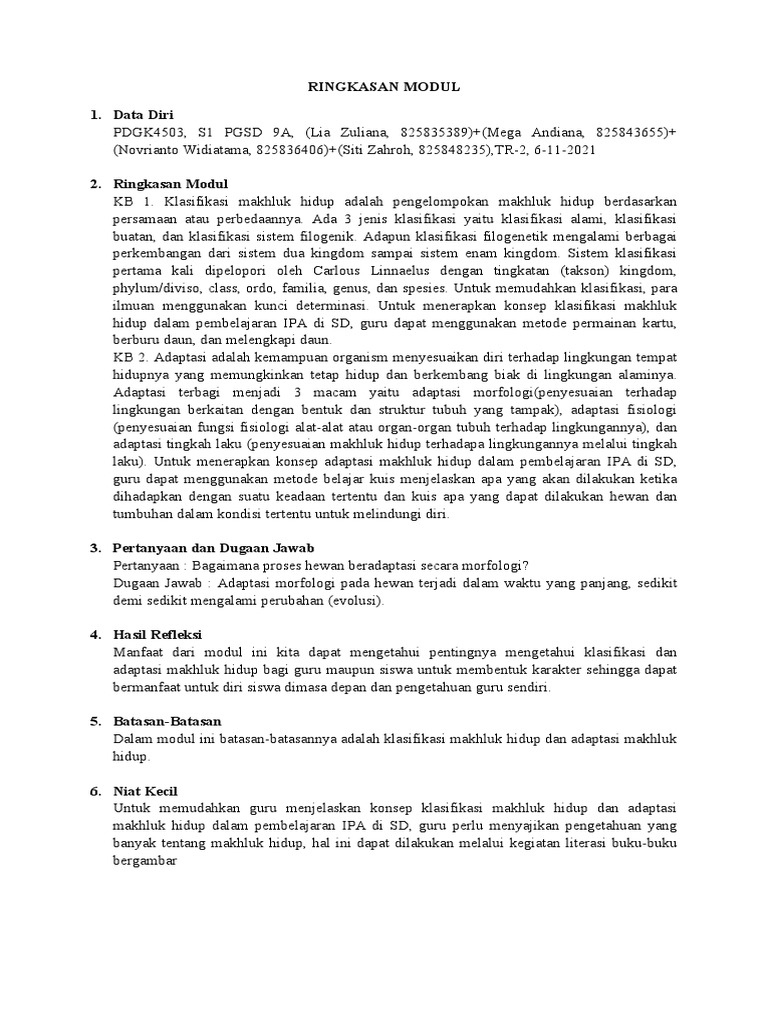 Ringkasan Modul 3 | PDF