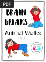 Animal Walk Cards 1 | PDF