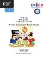 Prepare Desserts and Sweet Sauces | PDF | Desserts | Custard