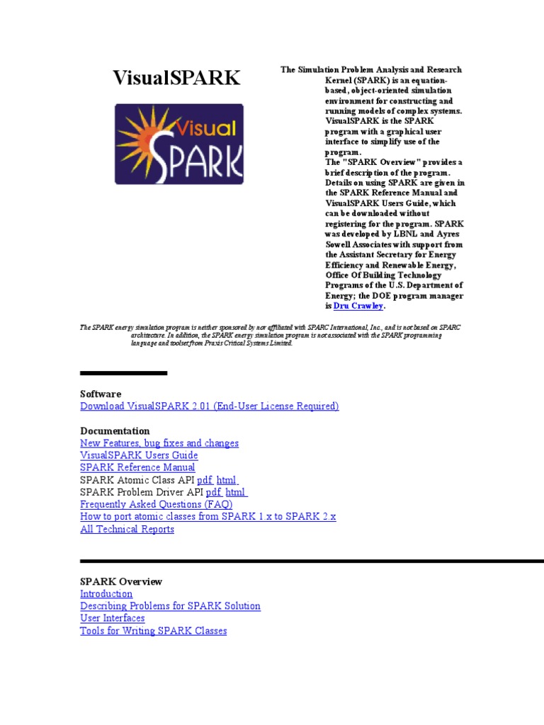 Visual Spark | PDF | Mathematical Model | Class (Computer Programming)