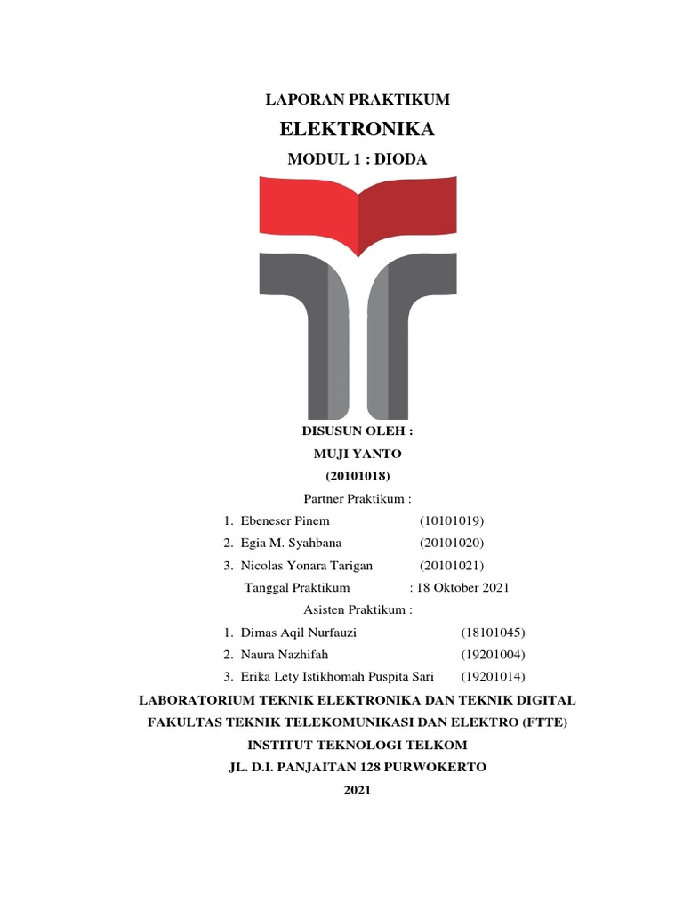 Modul 1 - Laporan Praktikum DIODA | PDF