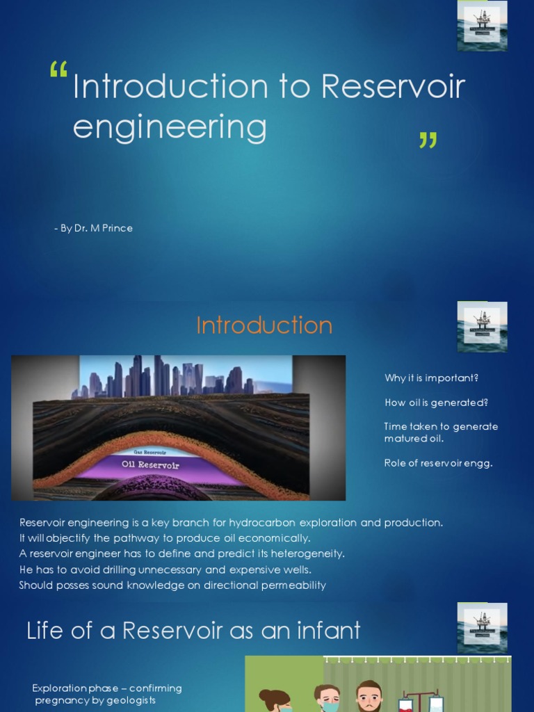 Introduction To Reservoir Engineering: - by Dr. M Prince | Download ...