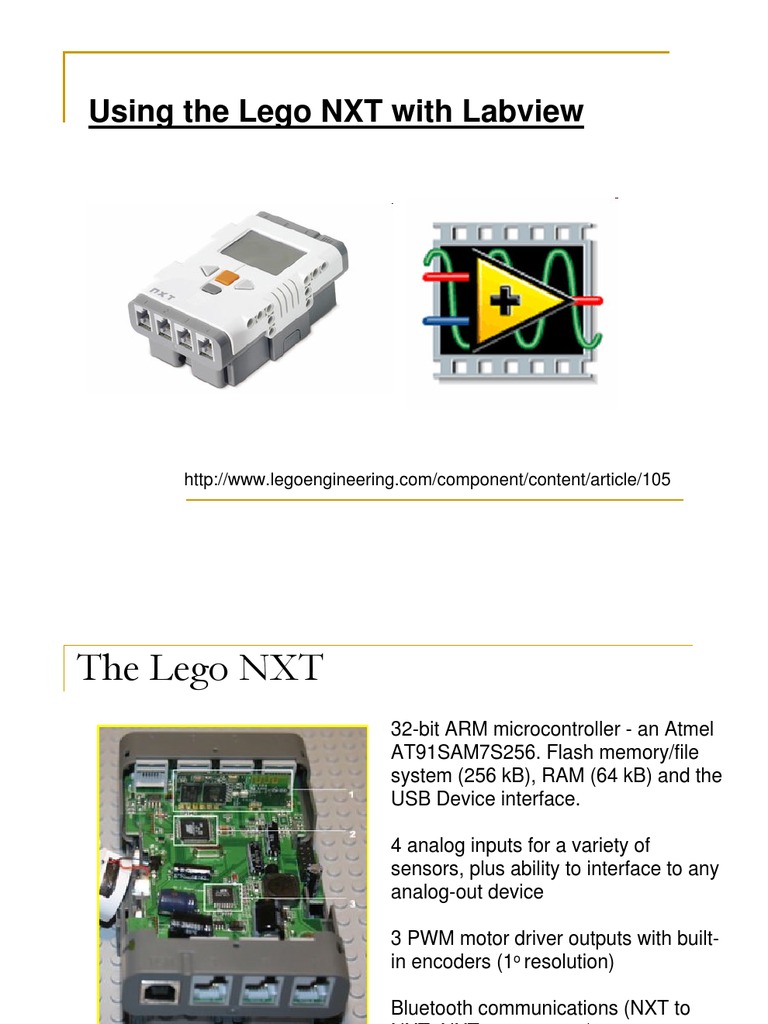 Using The Lego NXT With Labview | PDF