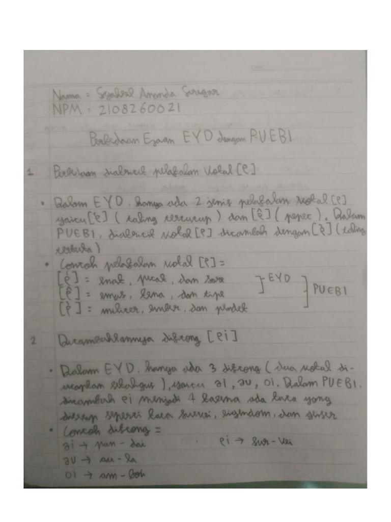 EYD Dan PUEBI | PDF | Seni & Disiplin Bahasa
