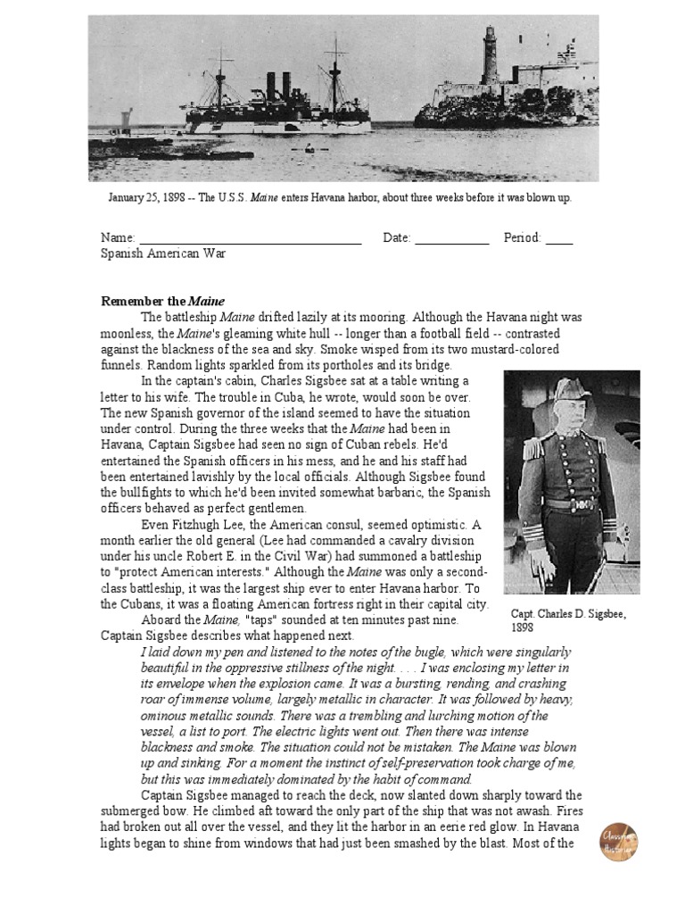 2 - Spanish American War Packet | PDF | Theodore Roosevelt