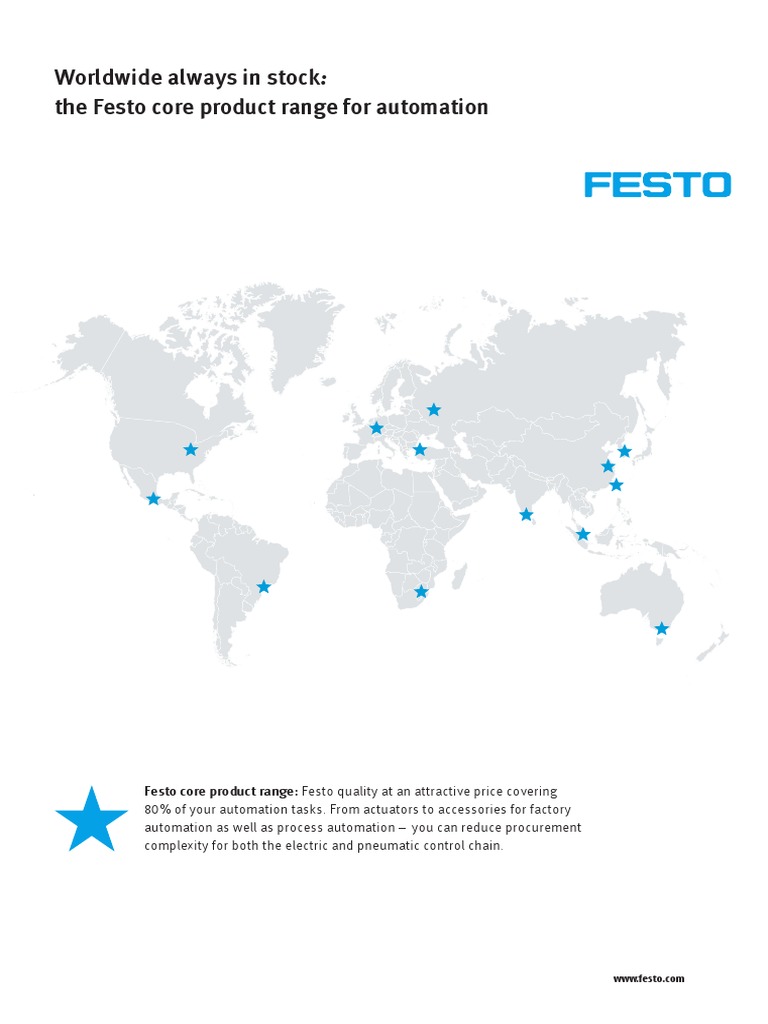 Worldwide Always in Stock: The Festo Core Product Range For Automation ...
