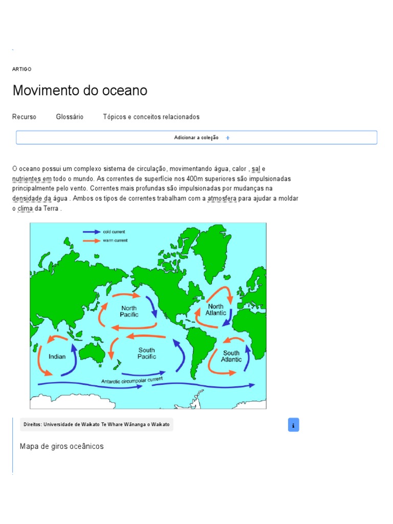 Ocean Gyres and Global Currents | PDF | Earth | Sea
