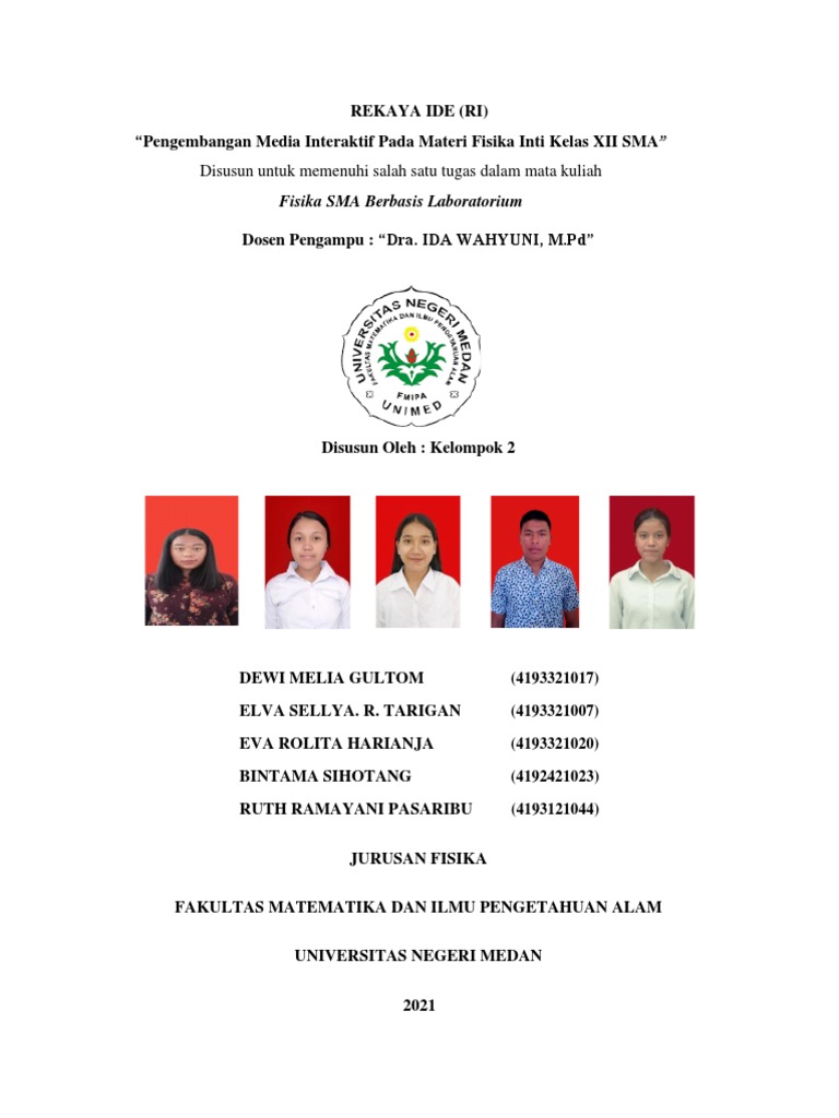 Miniriset - Fisika Sma D Multimedia-Dewi M Gultom (4193321017) | PDF