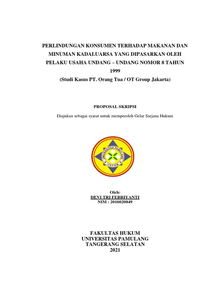 PROPOSAL DEVI TRI FEBRIYANTI Edit | PDF