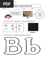 Letras B y b: Actividades Interactivas | PDF