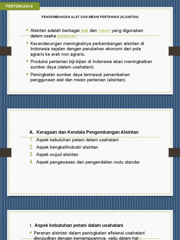 Pengembangan Alsintan | PDF | Teknologi & Rekayasa