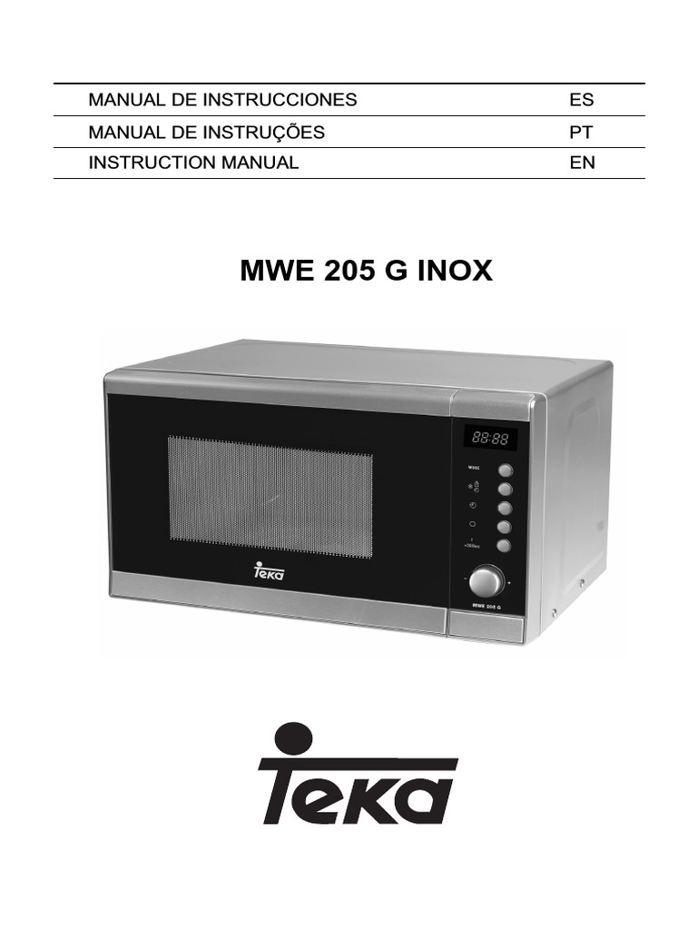 Teka MWE 205 G INOX Microwave | PDF