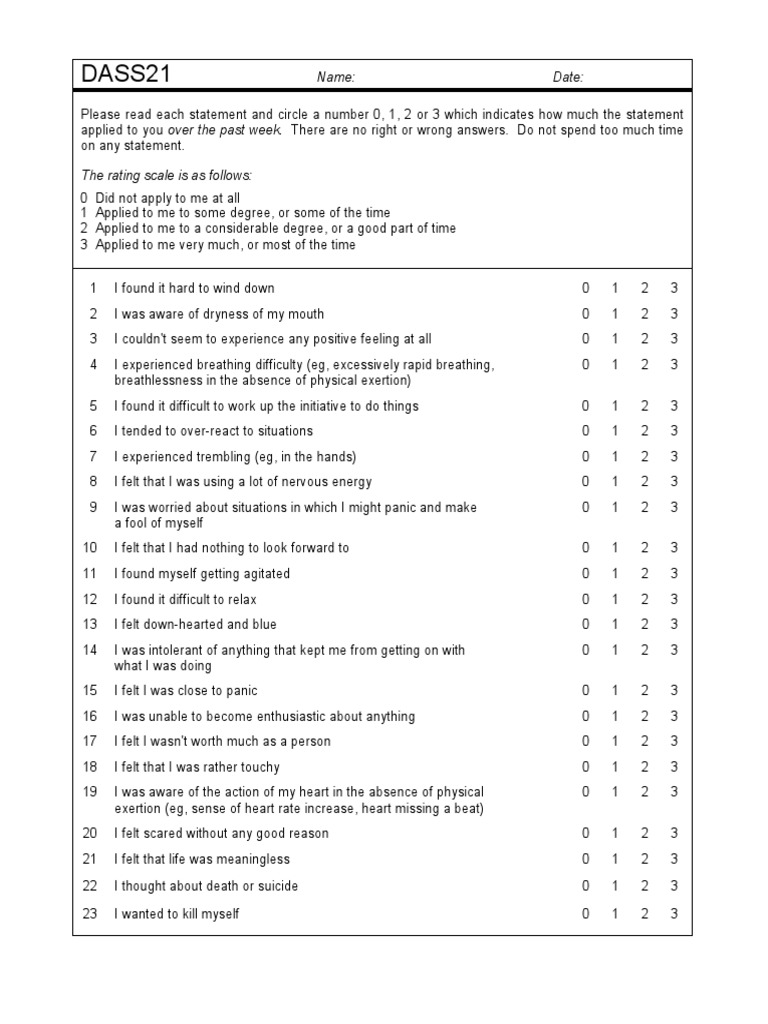 Dass 21 | Download Free PDF | Emotions | Cognition