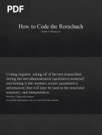 Rorschach Quick Reference | PDF | Grey | Shape