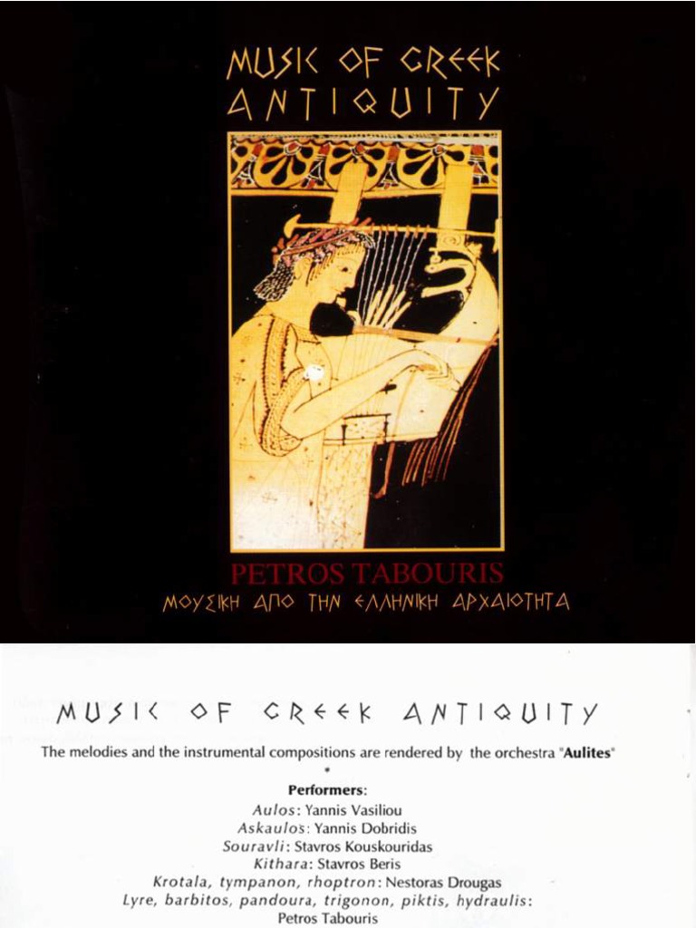 Digital Booklet - Music of Ancient Greece & Music of Greek Antiquity | PDF