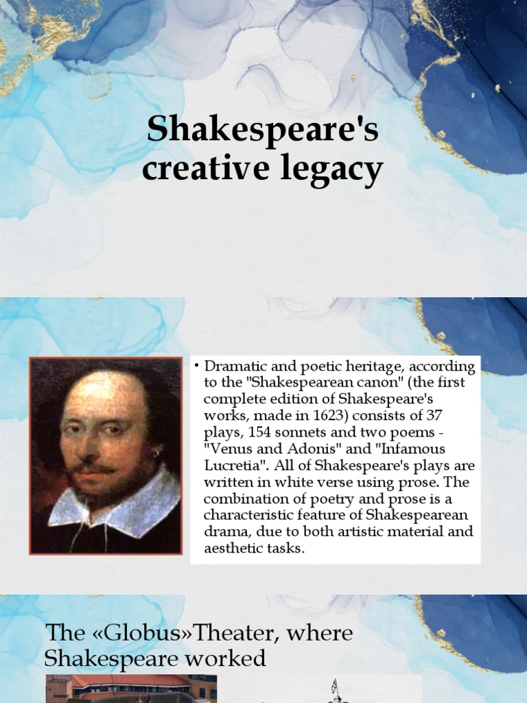 Shakespeare's Creative Legacy1 | PDF | William Shakespeare | Poetry