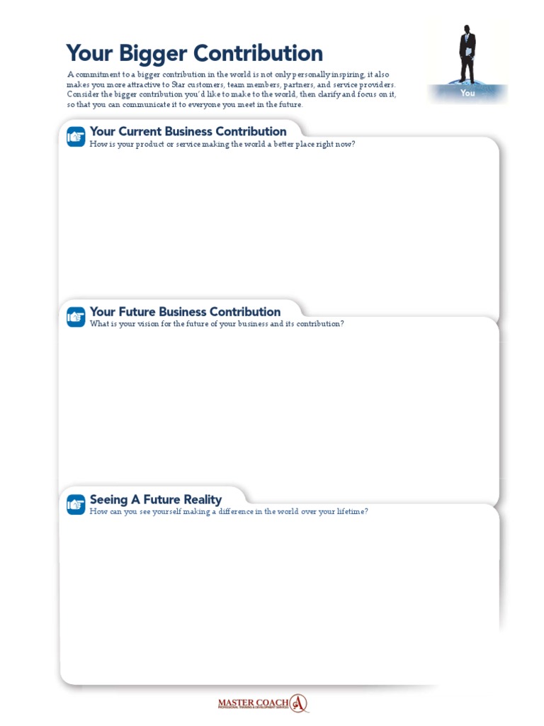 Your Bigger Contribution | PDF | Business